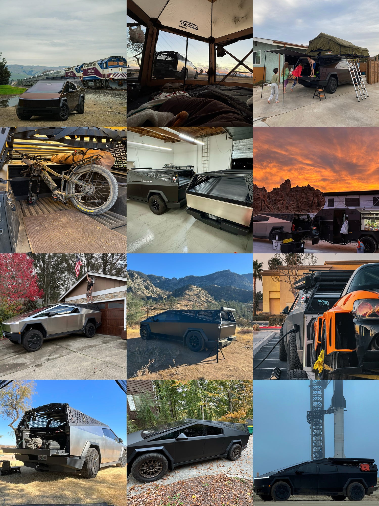 Cybertruck Bed Rack Kit | Urander